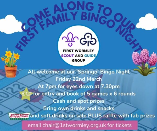 Springo Bingo Night | East Herts District Scouts
